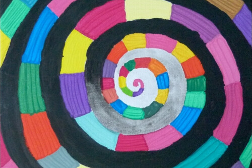 Meine Lebensspirale nach F. Hundertwasser » Rainergymnasium