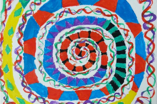 Meine Lebensspirale nach F. Hundertwasser » Rainergymnasium